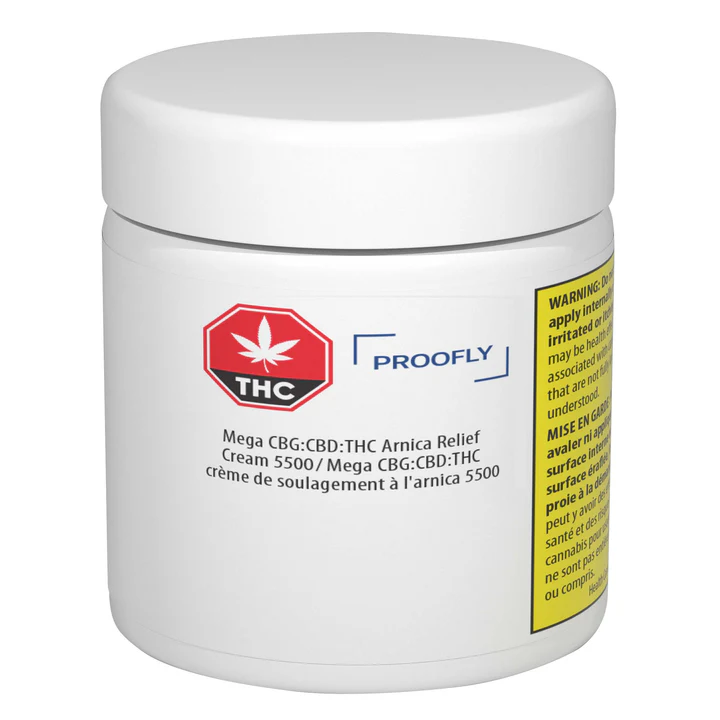 Mega CBG:CBD:THC Arnica Relief Cream | Recover Cann